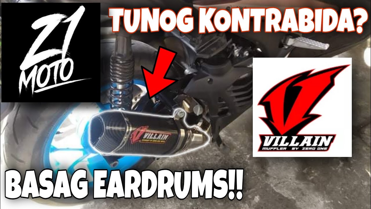 VILLAIN MUFFLER!! | ZERO ONE MOTO | BASAG EARDRUMS!!! - YouTube