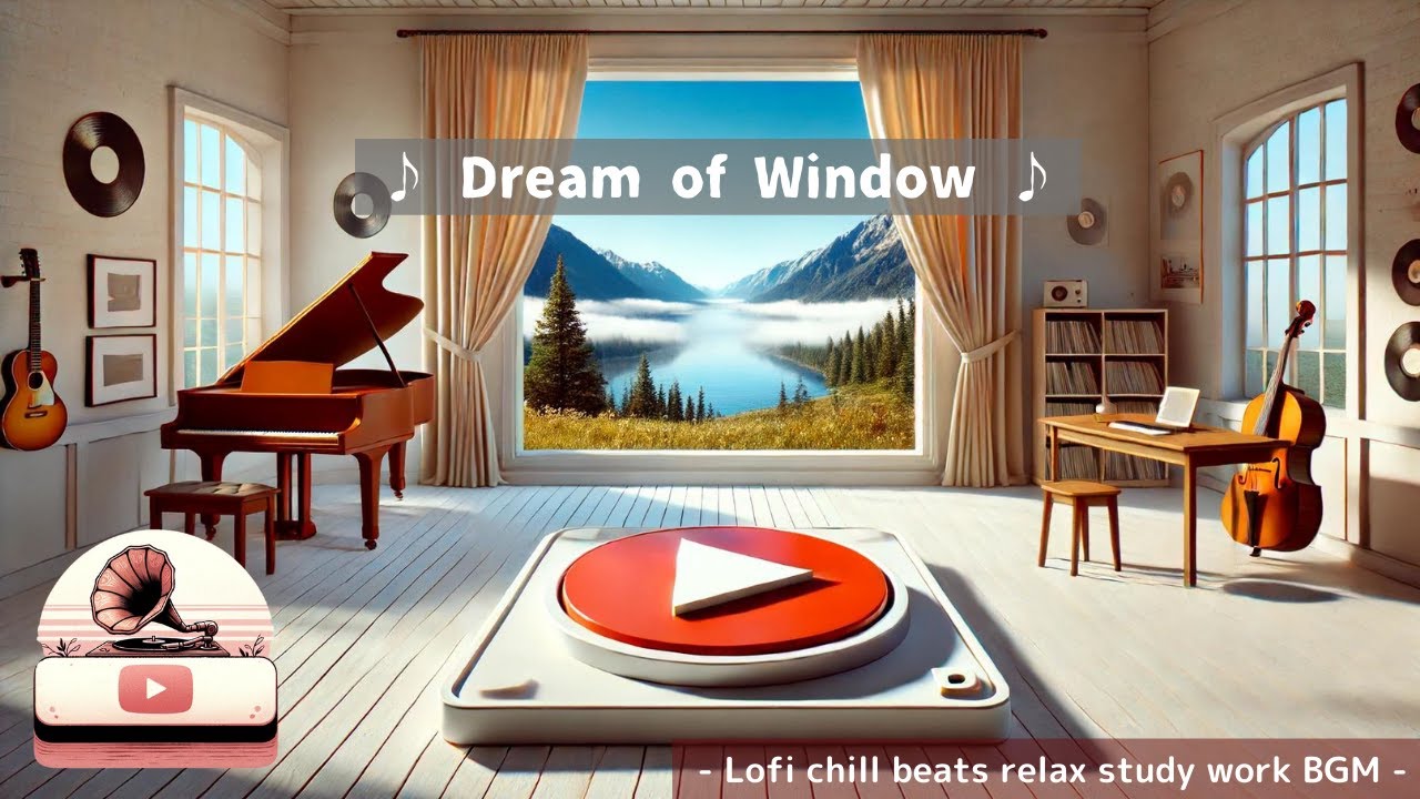 🎹 Dream of Window 🎵 Lofi chill beats relax study work BGM 🎸 Lofi Space ♪ - YouTube