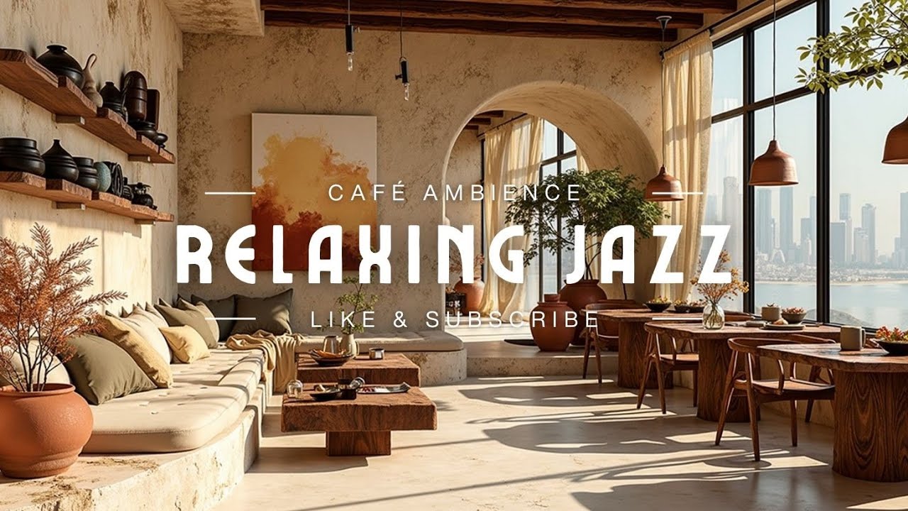 Relaxing Jazz Café Ambience ~ Chill Autumn Vibes for Study & Focus 🍁 ...