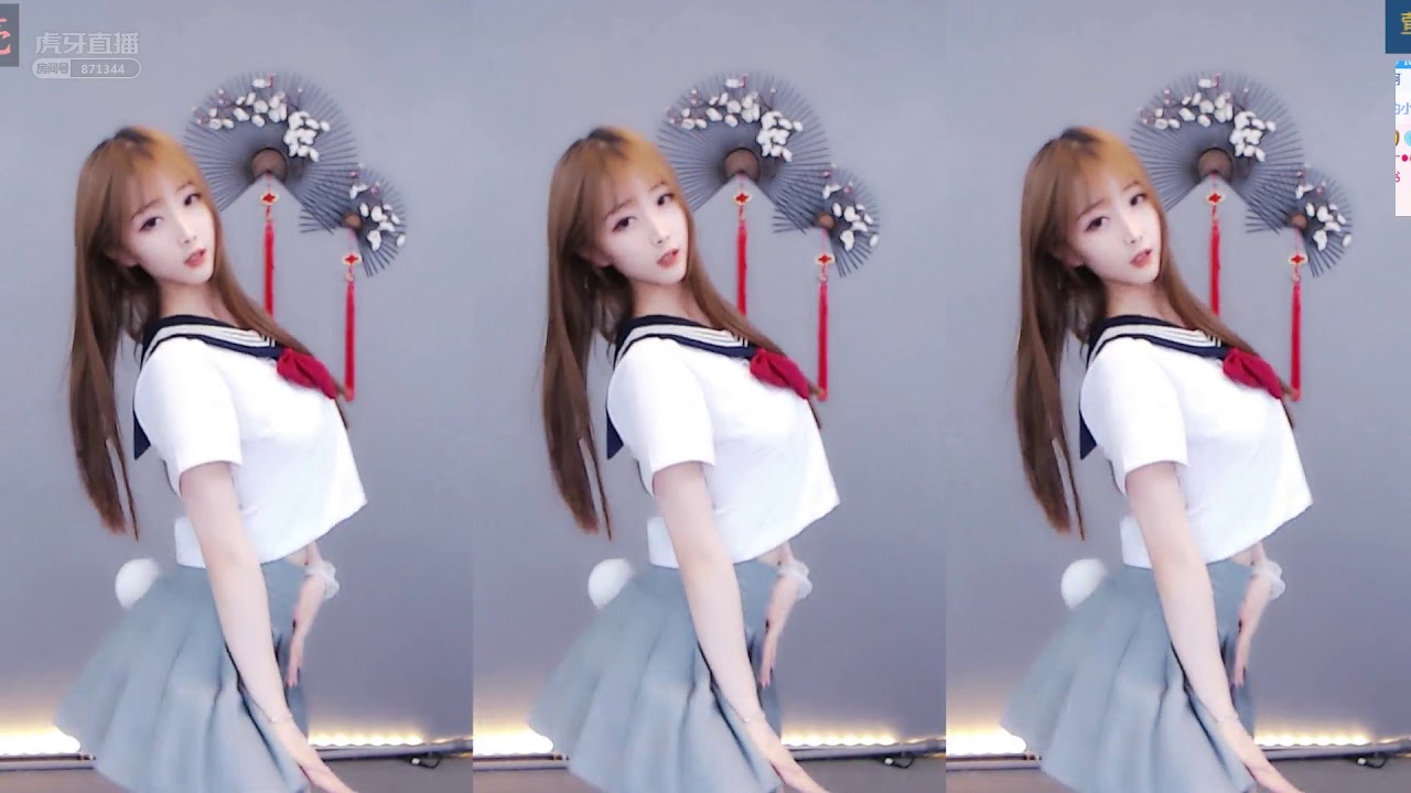 活泼可爱的JK妹子跳舞 03 - YouTube
