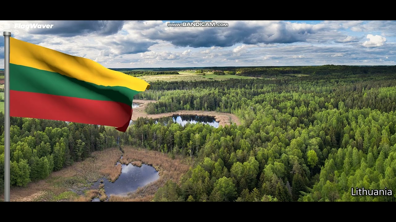 Lithuania Flag and National Anthem - YouTube