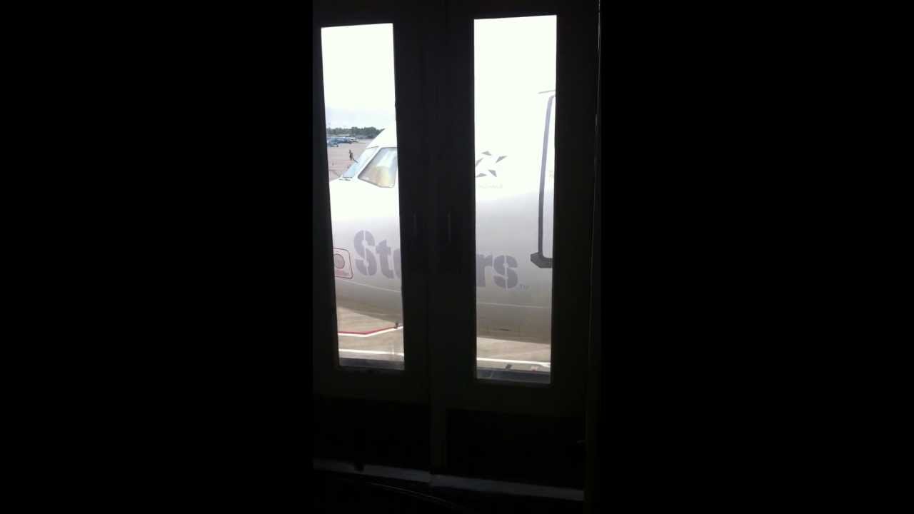 NFL Steelers plane team inside view - YouTube