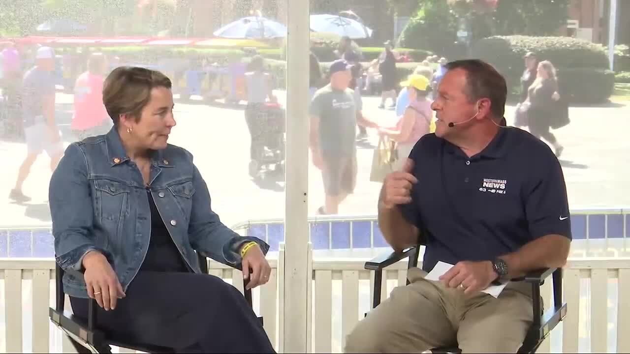 Gov. Healey speaks with Western Mass News about Massachusetts Day - YouTube