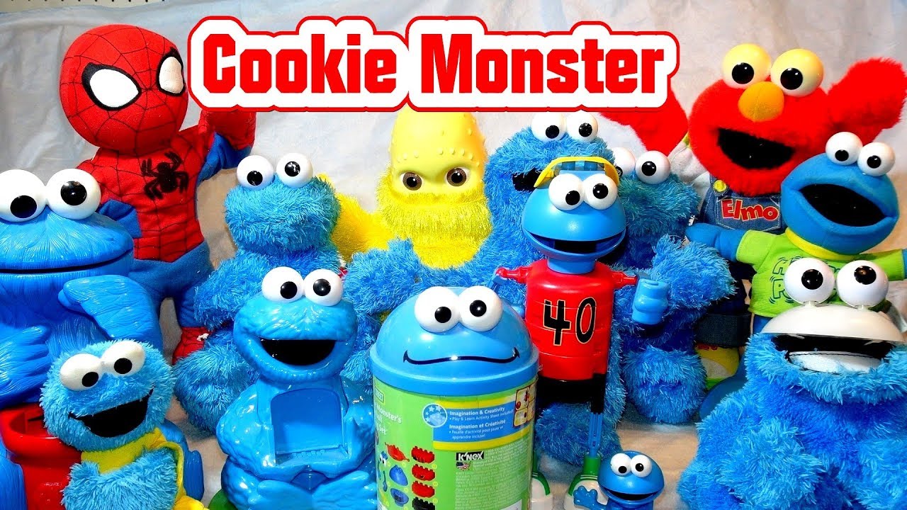 Cookie Monster Collection of 13 Famous Cookie Monsters with Count n ...
