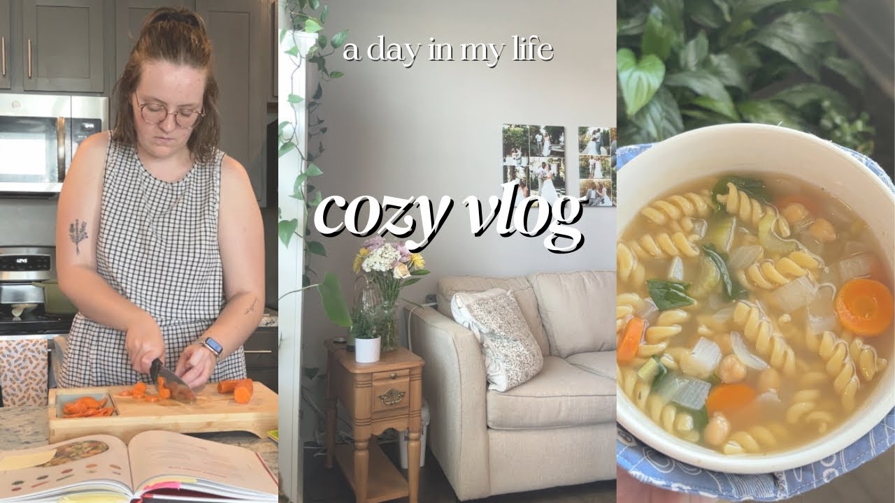 cozy vlog: cooking, organizing, & more! - YouTube