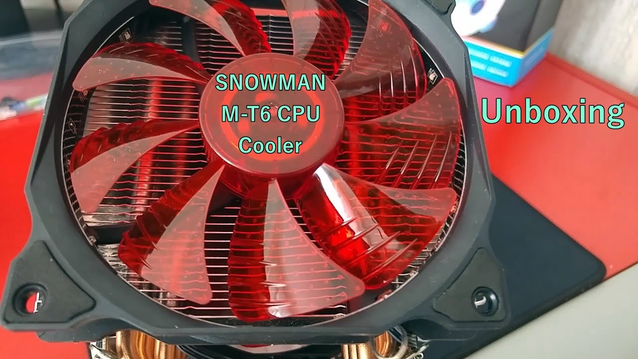 Snowman MT6 Cpu Cooler Unboxing | Best budget cooler ??? - YouTube