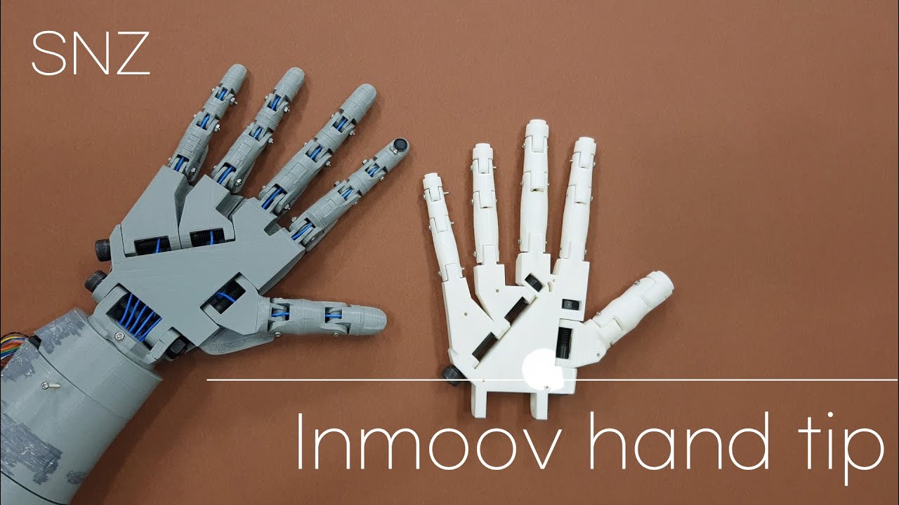 Inmoov hand tip - YouTube