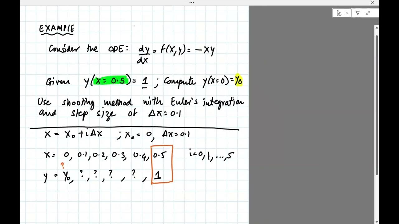 Numerics Lec12b: Shooting method to solve Boundary Value Problems (Fall 2024) - YouTube