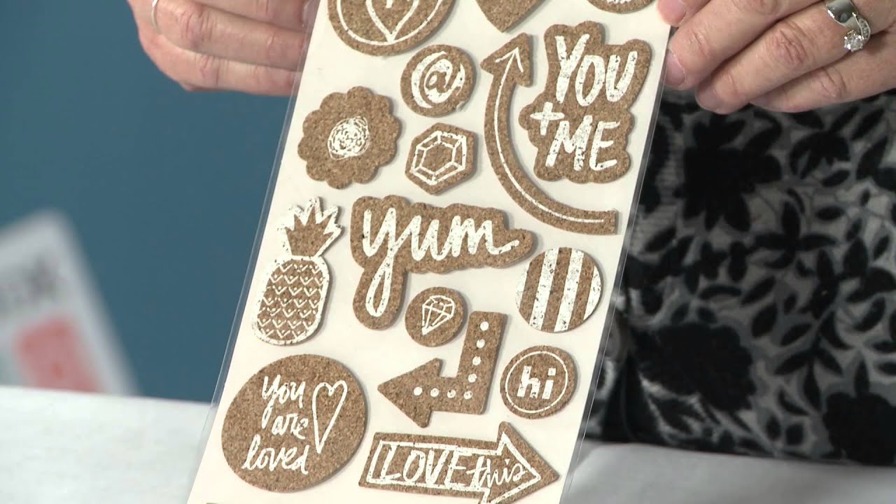Latest & Greatest: Cork Board Stickers by BasicGrey - YouTube