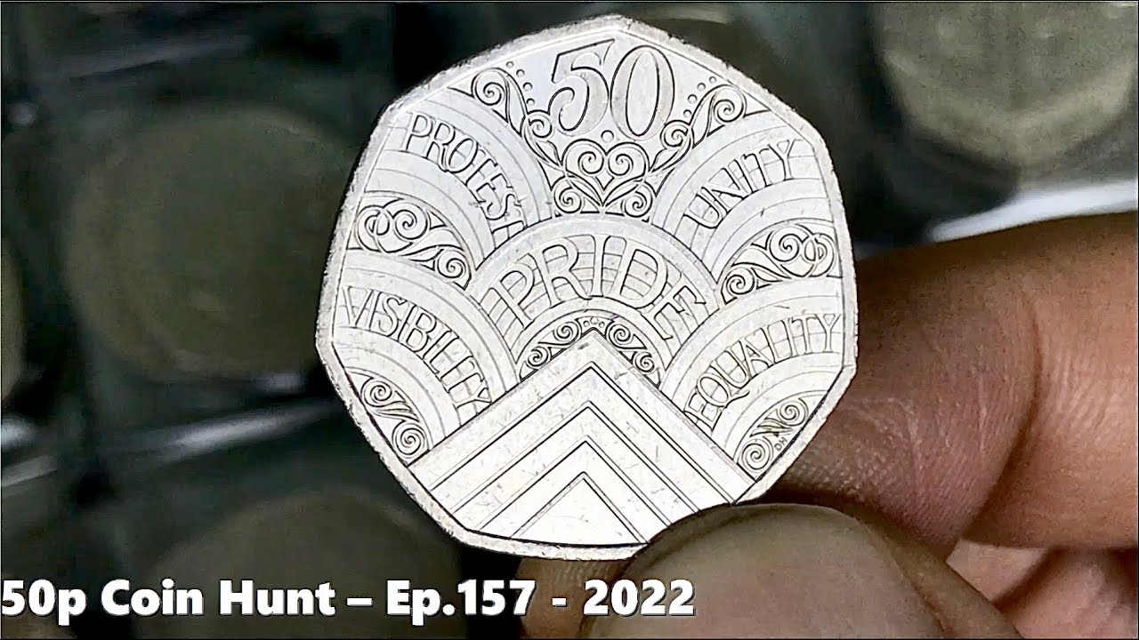 I LOVE THIS COIN DESIGN! || £100 RARE 50p COIN HUNT - Book 1 Ep.157 ...