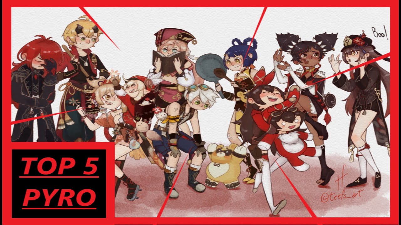 TOP 5 PYRO GENSHIN - YouTube