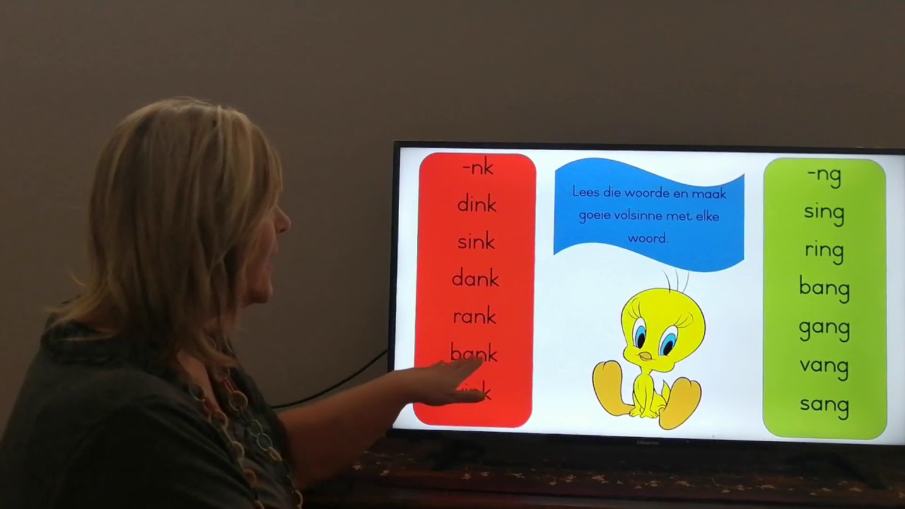 Woordbou woorde wat eindig op ng en nk - YouTube