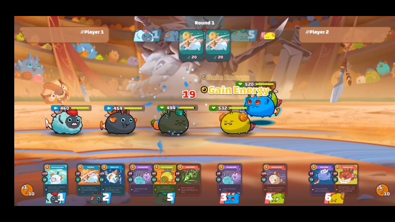 Toothless Bite AQUA double ParastePLANT replays | #axie #axieclassic # ...