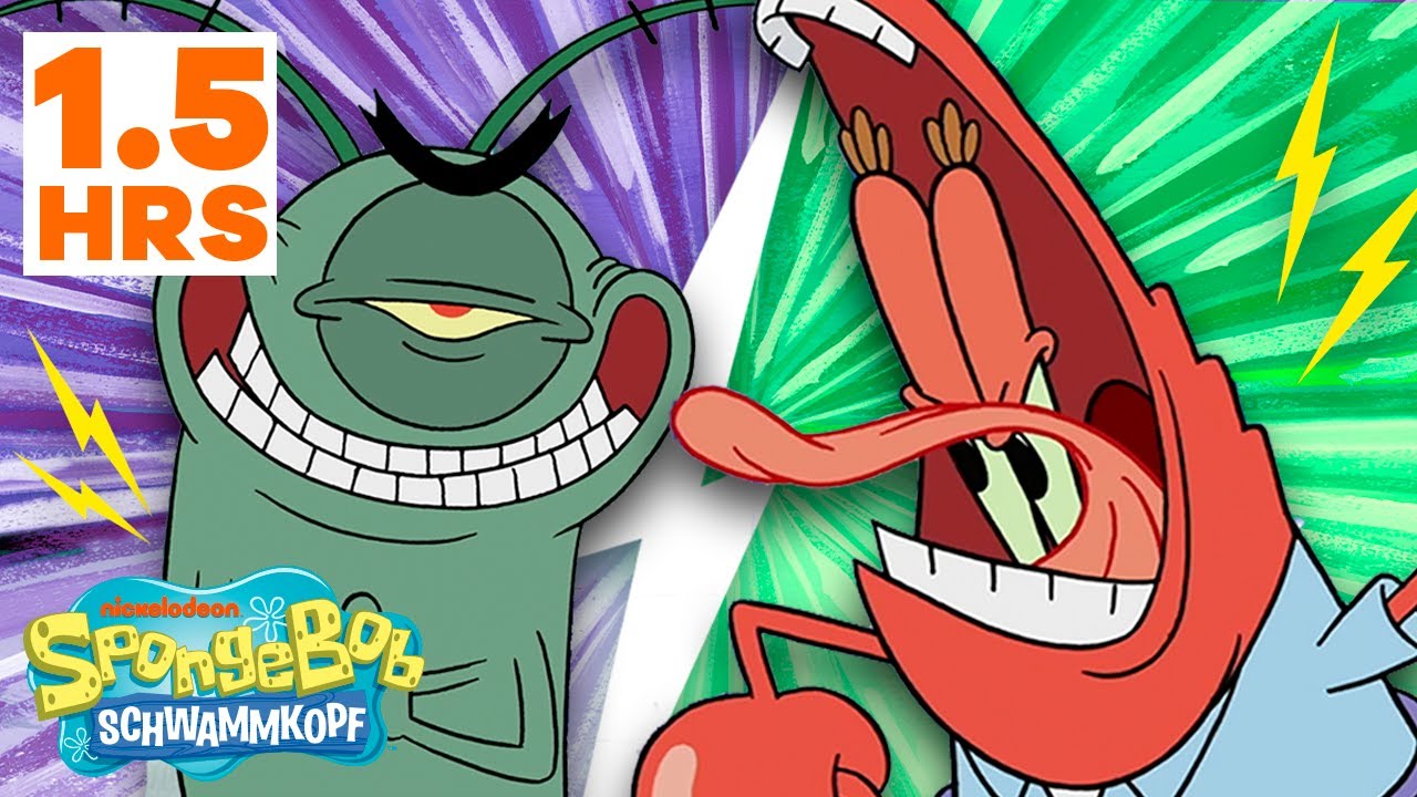 SpongeBob | Mr. Krabs vs Plankton 🦀 Der Kampf um die Geheimformel ...