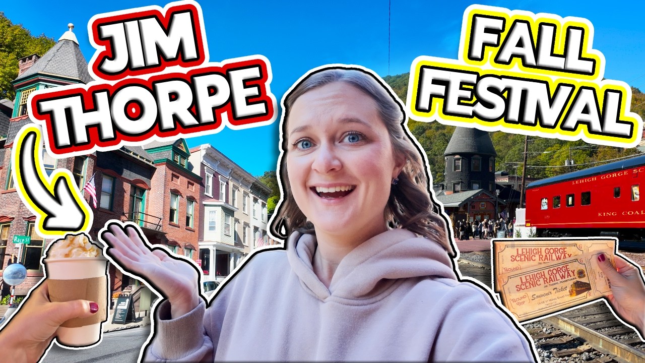 Watch BEFORE Visiting Jim Thorpe, PA! Fall Foliage Festival Tips, Food ...
