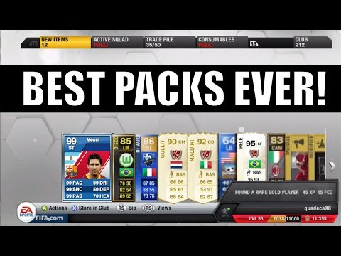 MY BEST PACKS EVER! | FIFA 12 to FIFA 14 - YouTube