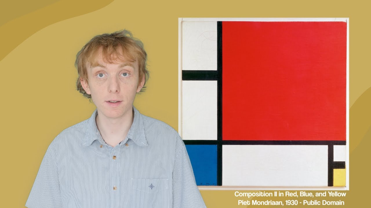 Piet Mondrian, Art Basics, How to recreate his style. - YouTube