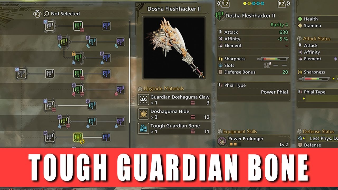 Tough Guardian Bone Monster Hunter Wilds How to get Tough Guardian Bone - YouTube