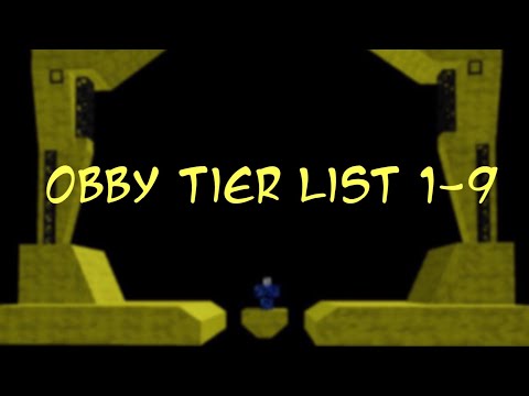 Obby Tier List from 1-9 on PHONE