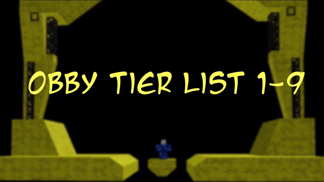 Obby Tier List from 1-9 on PHONE - YouTube