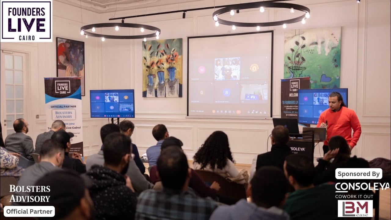 Join our Next Founders Live Cairo City Event - register NOW! - YouTube