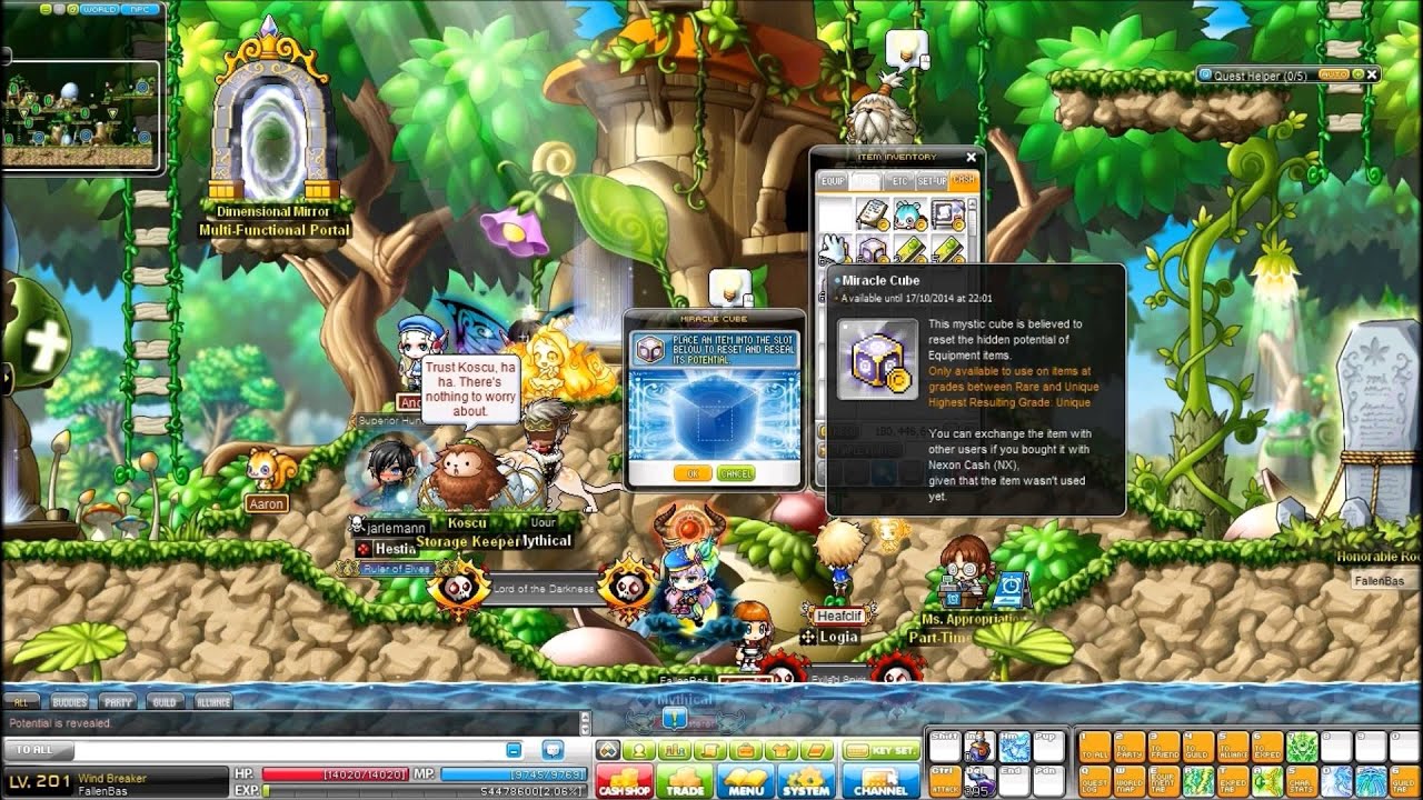 Maplestory Cubing Fafnir Bow. - YouTube