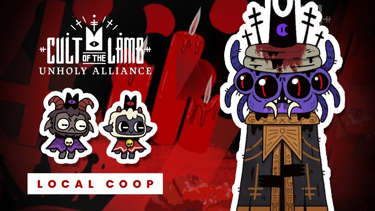 Cult of the Lamb - Shamura Boss Fight PS5 Gameplay Local Coop - YouTube
