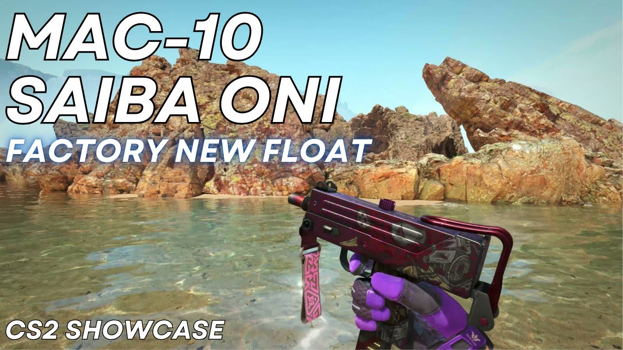MAC-10 Saiba Oni | CS2 Skin Showcase #1050 - YouTube