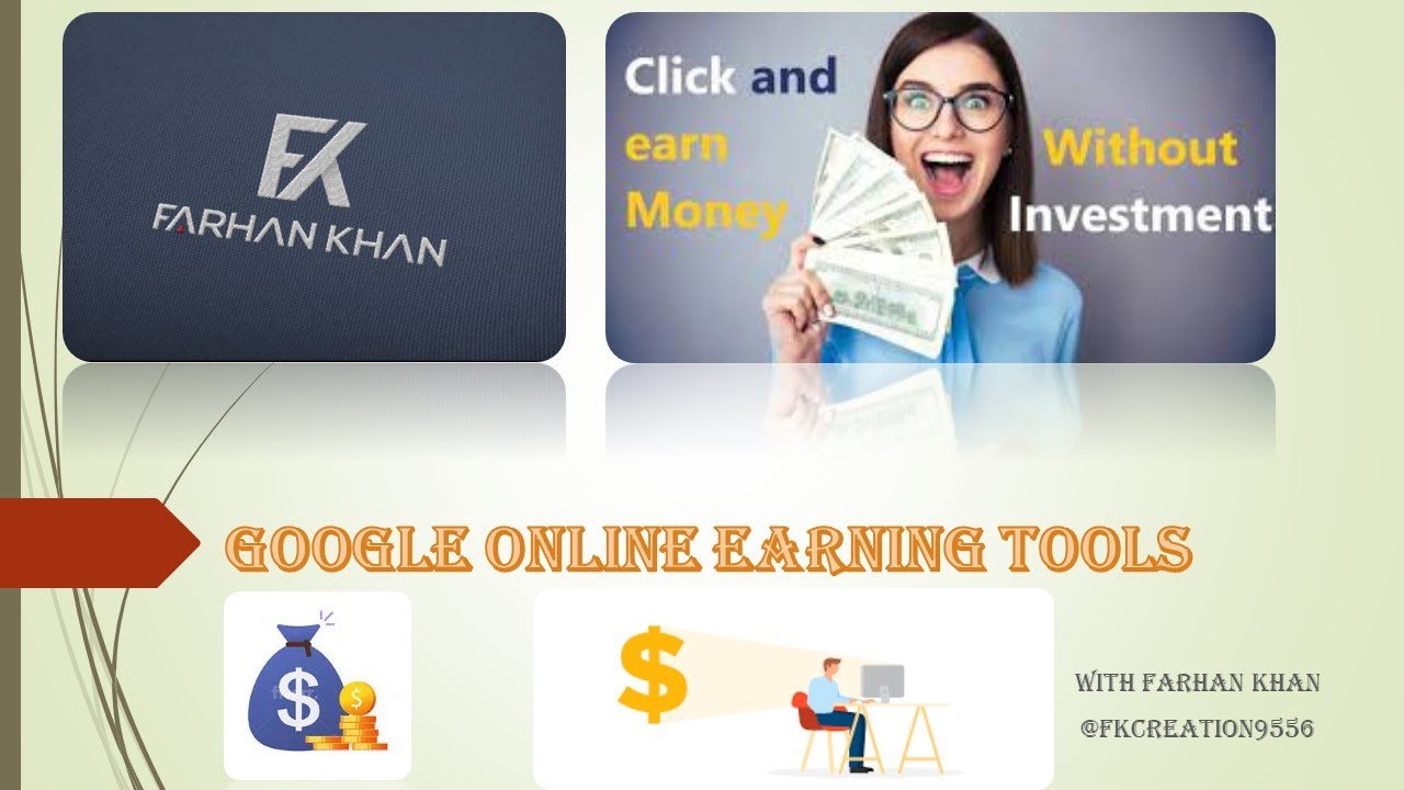 Google Online Earning Tools - YouTube