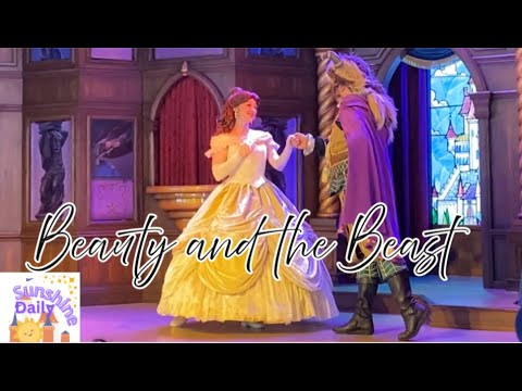 Beauty and the Beast FULL SHOW Storytelling at Royal Theatre Disneyland ...