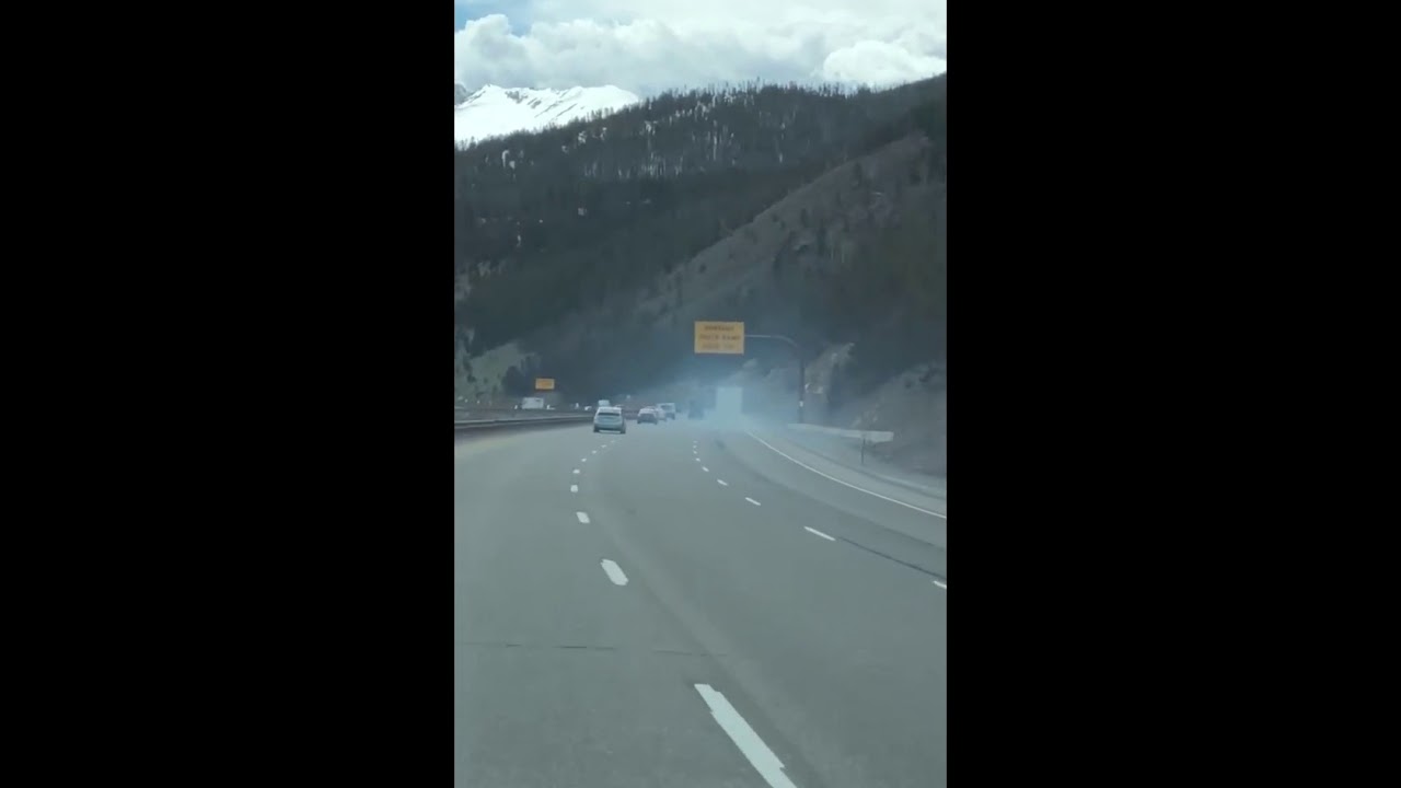I70 Semi Truck Brakes Fail, Uses Runaway Truck Ramp - YouTube
