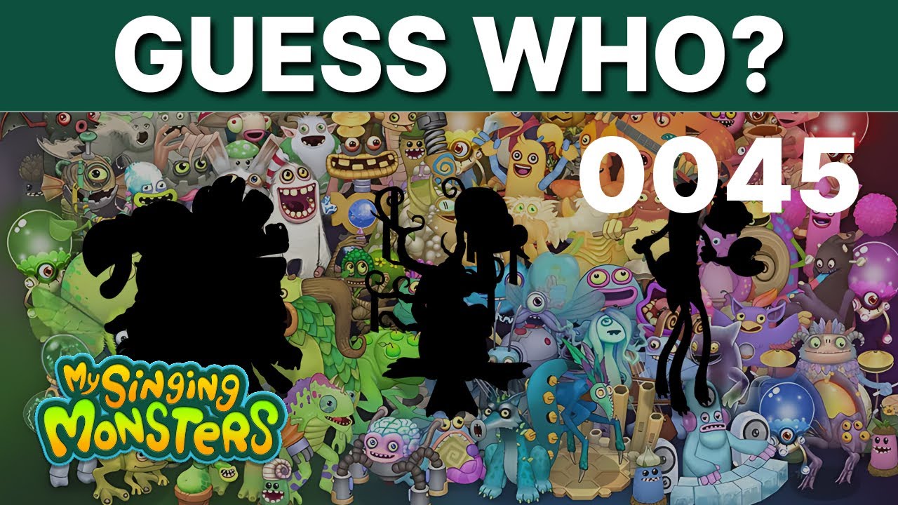 Guess the MONSTER By Shadow | MY SINGING MONSTERS | QUIZ #0045 # ...