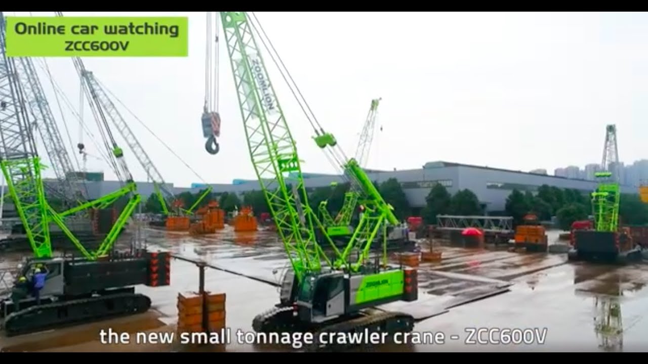 Zoomlion ZCC600V Crawler crane Introduction/Zoomlion ZCC600V Paletli ...