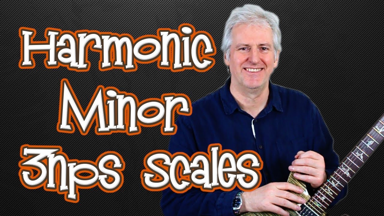 Harmonic Minor Scale - 3 Note Per String + PDF to download - YouTube