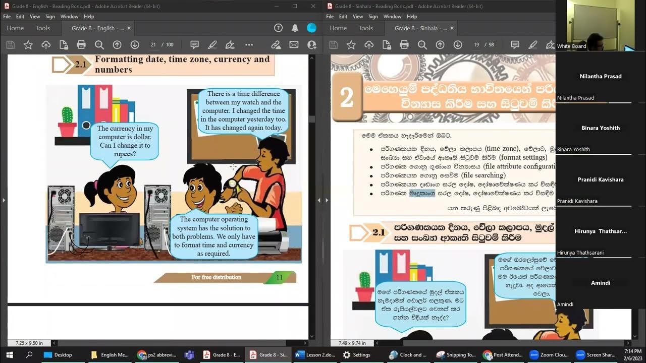 ICT Grade 8 - Lesson 2 - Day 1 - 06-Feb-2023 - YouTube