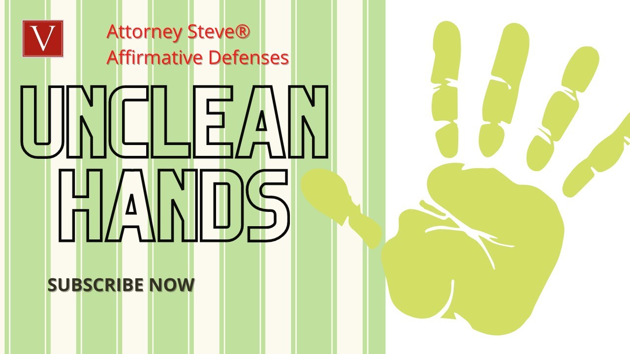 Unclean Hands Defense in Court - YouTube