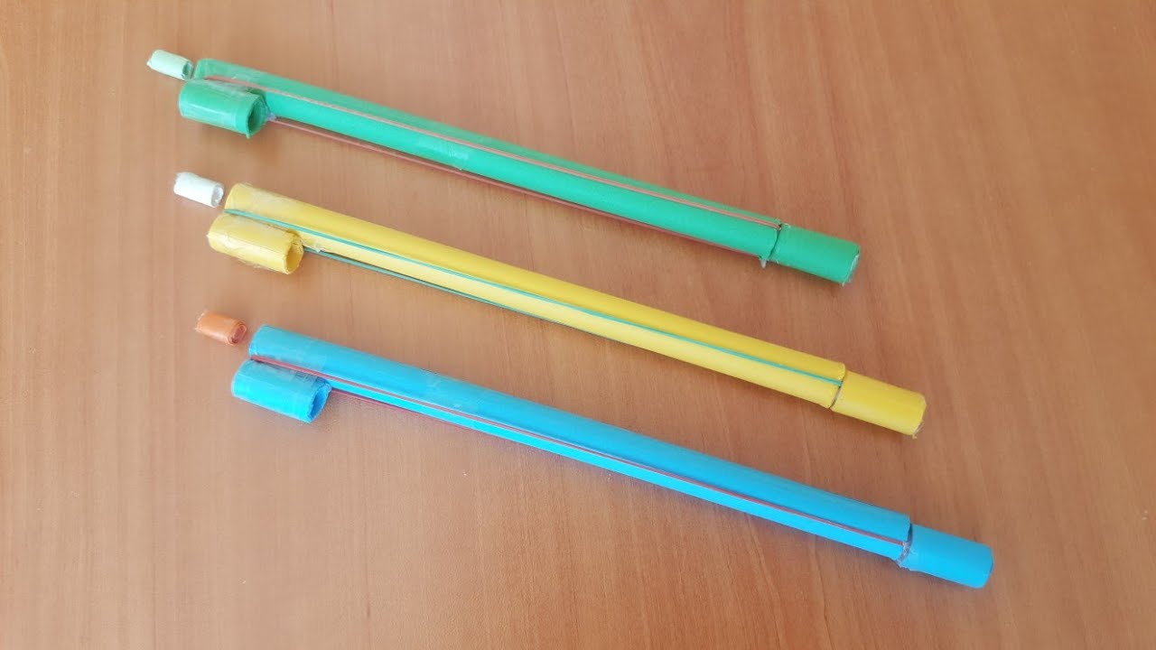 How To Make a Paper Gun That Shoots Paper Bullets? - YouTube