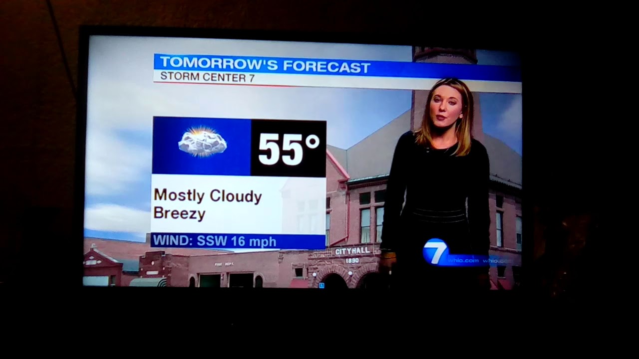 Molly Coates weather update for Dayton Ohio whio t.v. - YouTube