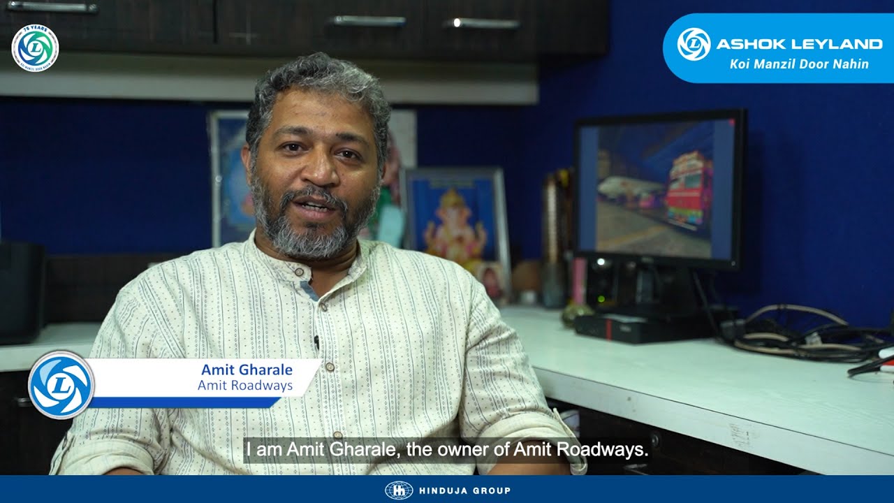 Ashok Leyland | Amit Gharale's Journey with Ashok Leyland's Reliable ...
