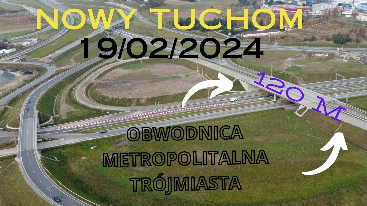 Obwodnica Metropolitalna Trójmiasta Nowy Tuchom - YouTube