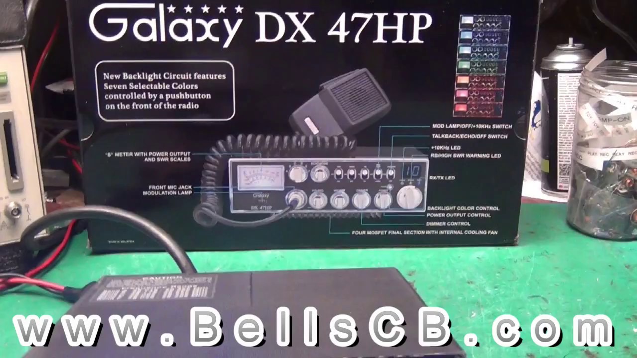Galaxy DX-47HP Tune-up Report - YouTube