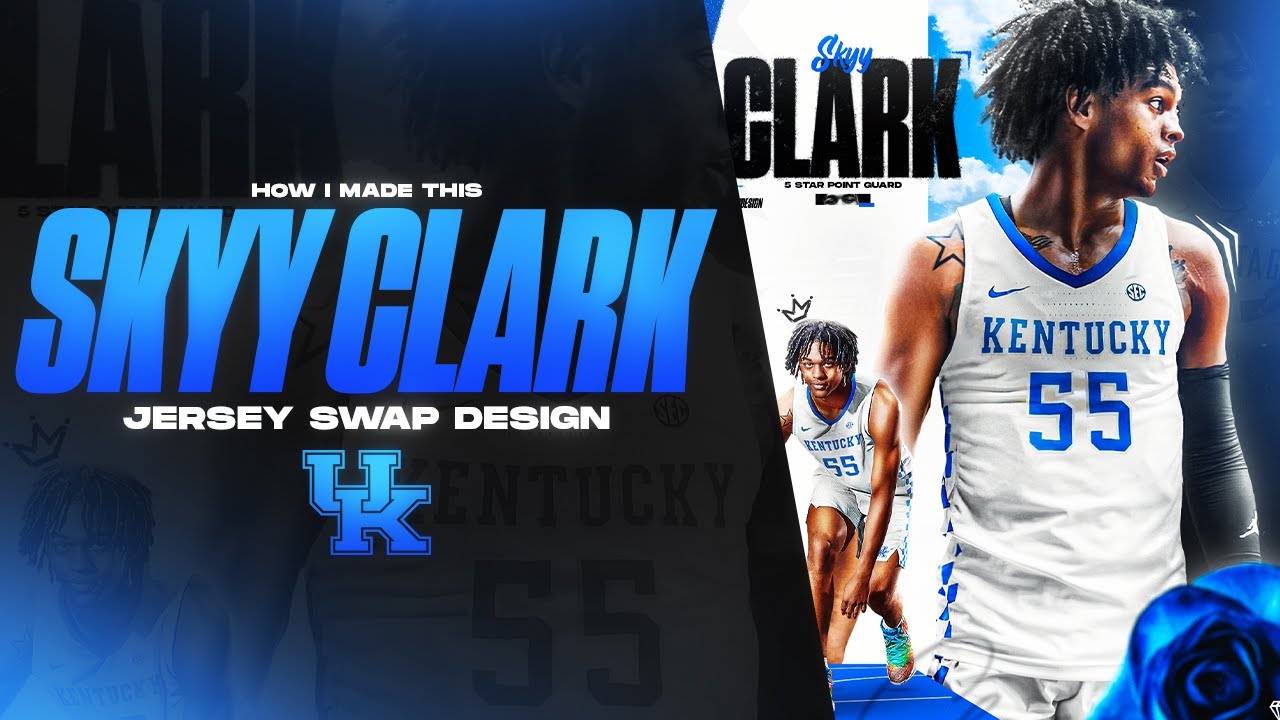 How I made this Skyy Clark Jersey Swap Design | Ryan Warford - YouTube
