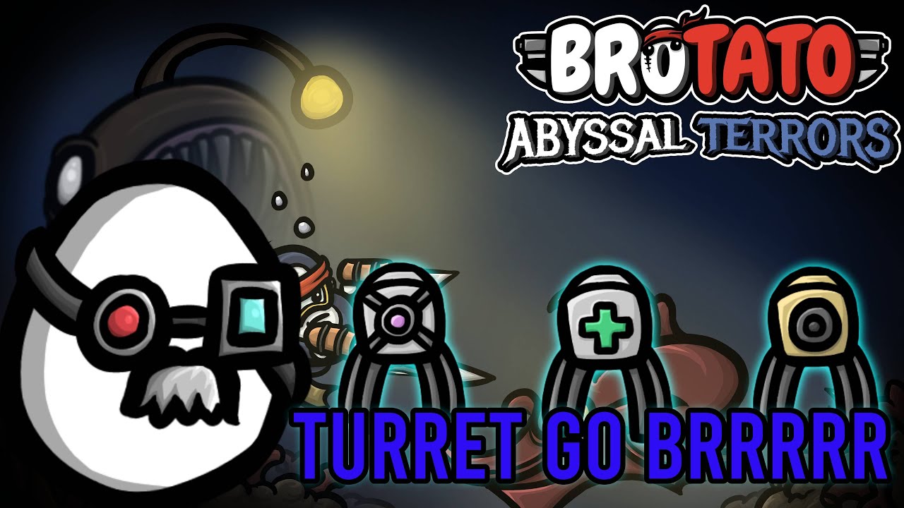 The Power Of Fast Turrets! | 4 | Brotato Abyssal Terrors - YouTube