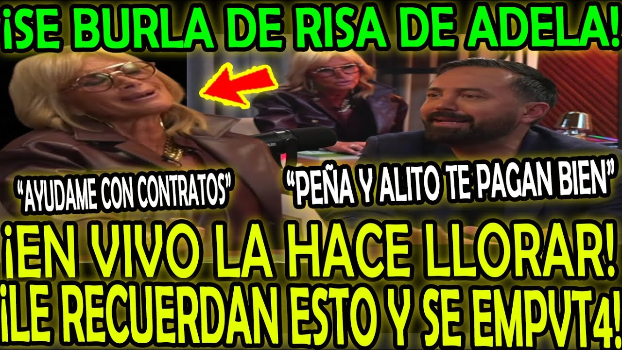 ¡SE BURLA DE RISA DE ADELA MICHA LA HUMILL4! LE RECUERDA ESTO Y EST4LL4 ...