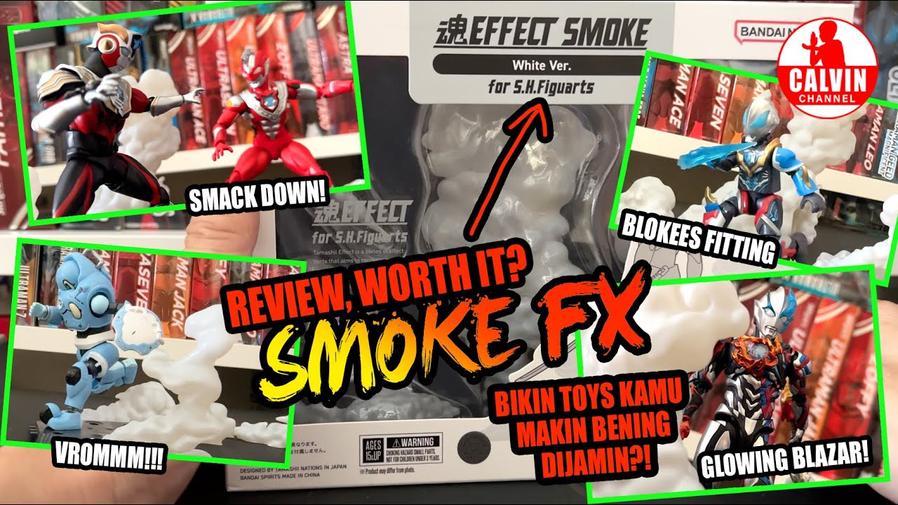 😄 BIKIN ULTRAMAN MAKIN GANTENG Review Effect SHF SMOKE not bad! - YouTube