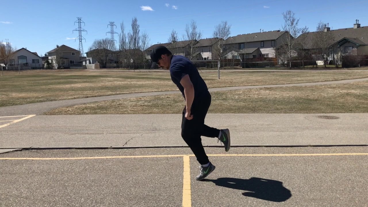 Single Leg Forward Backward Line Hops - YouTube
