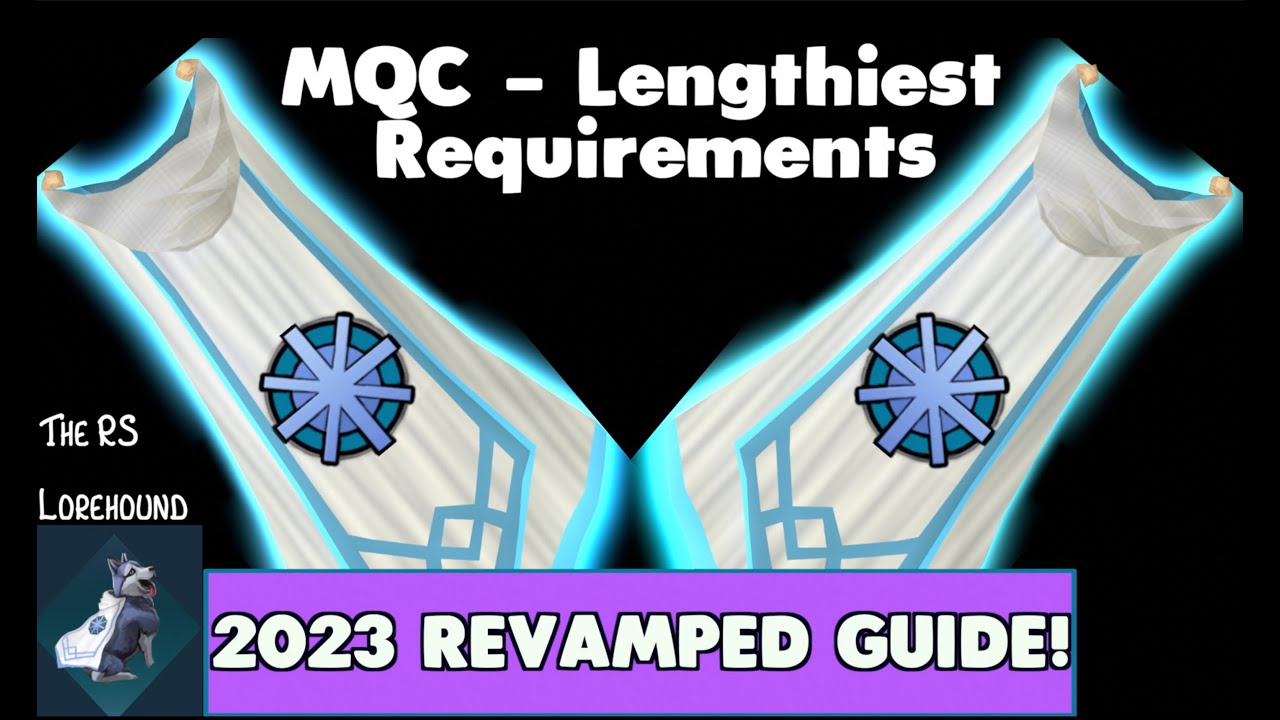 Master Quest Cape Lengthiest Requirements Guide - 2023 Edition - YouTube