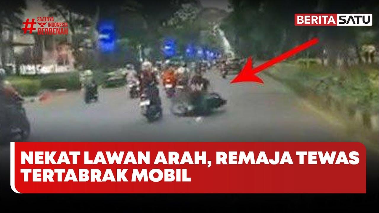 Nekat Lawan Arah, Motor Tabrakan di Bogor #Beritasatu - YouTube