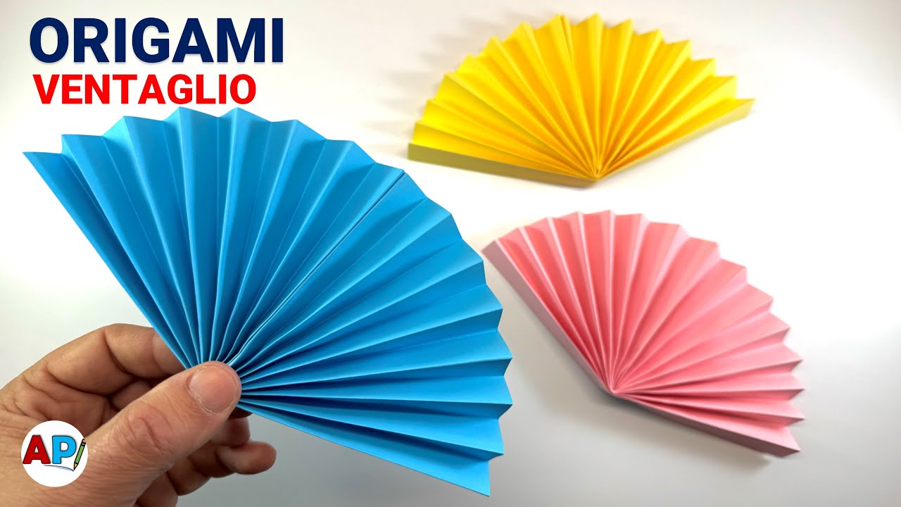 Origami: Come fare un ventaglio di carta - YouTube