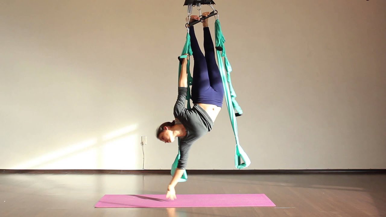 Aerial Yoga Dance Montage to Sia´s Chandelier - YouTube